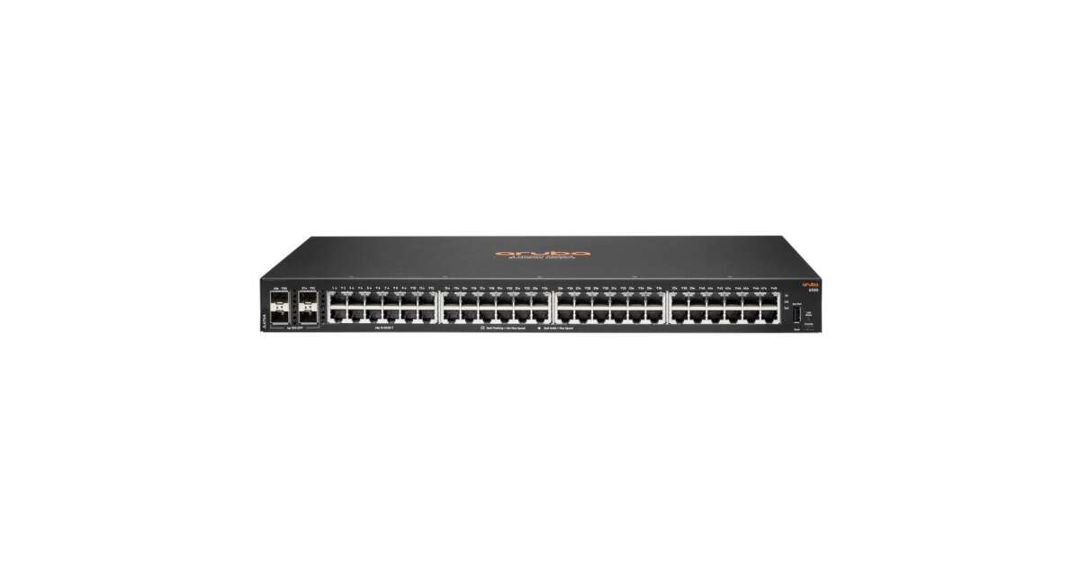 HPE Aruba 6100 48G 4SFP+ Switch JL676A (JL676A) | Pepita.hu
