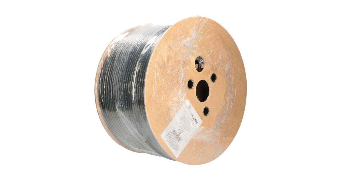 ExtraLink F/UTP CAT6 Installációs kábel 305m - Fekete (EX.17108 ...