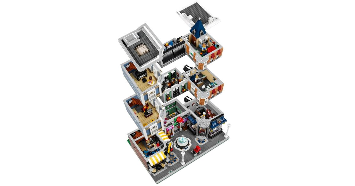 LEGO Creator Expert Összeszerelő tér - Moduláris Épület - 4002 db ...