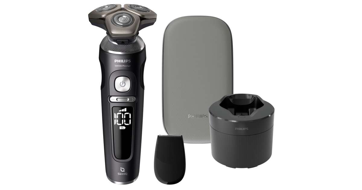 Philips Shaver S9000 Prestige SP9840/32 férfi borotva Rotációs ...