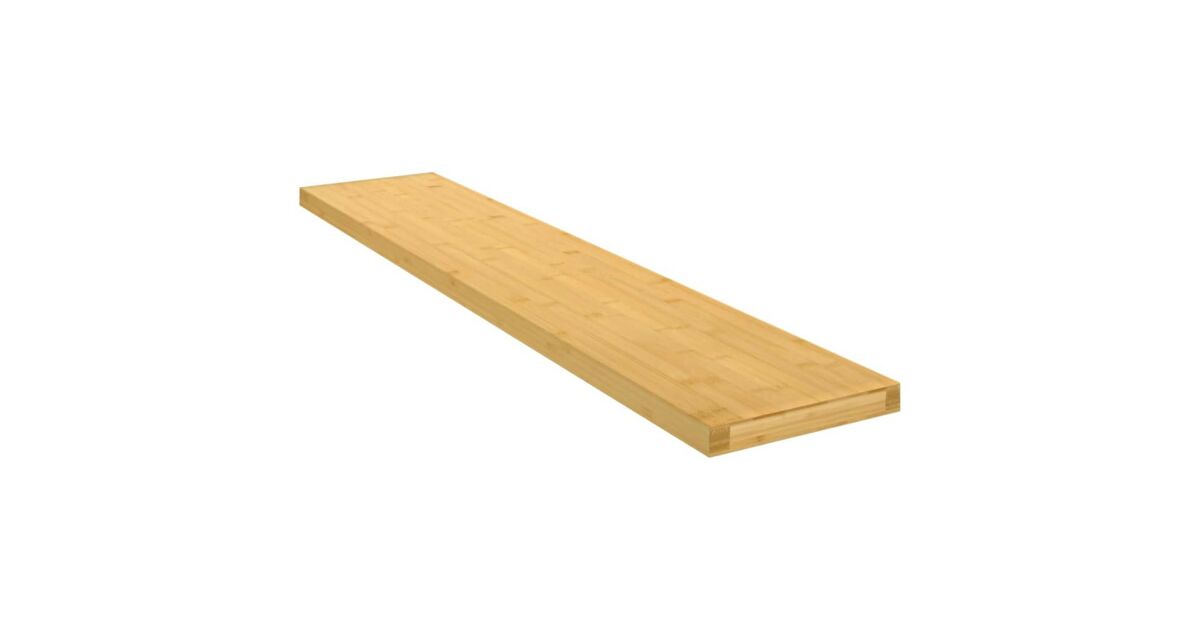 vidaXL Bambusz Fali Polc - 100x20x4 cm | Pepita.hu