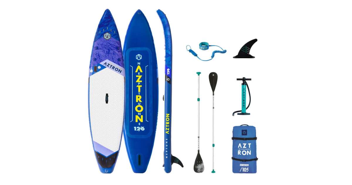 AZTRON NEPTUNE 12'6 felfújható SUP deszka szett 381x81x15 cm | Pepita.hu