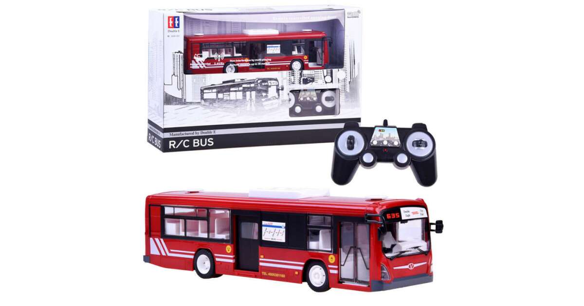 RC0282 Remote Controlled Bus with Opening Doors | Pepita.com