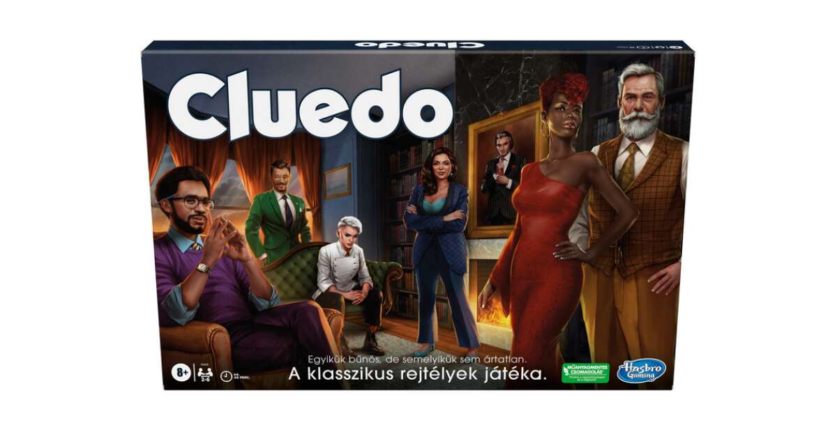 Cluedo - spoločenská hra - nová edícia - maďarský jazyk | Pepita.com