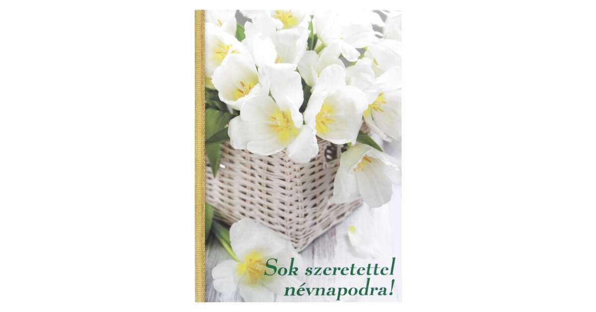 Extra névnapi képeslap borítékkal - többféle | Pepita.hu