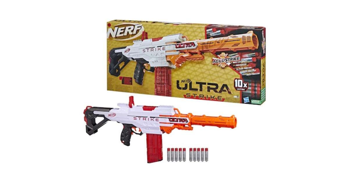 Hasbro 4140229 Nerf Ultra Strike szivacslövő fegyver 10 lőszerrel ...