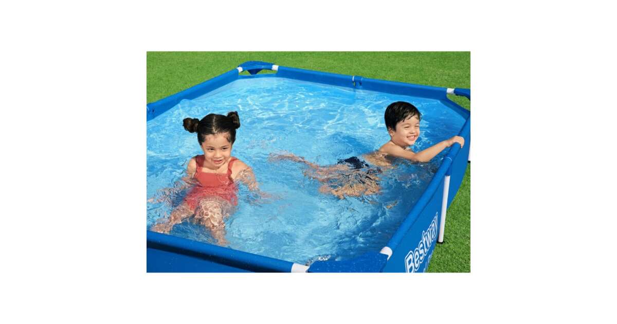 Bestway Steel Pro úszómedence 221 x 150 x 43 cm | Pepita.hu