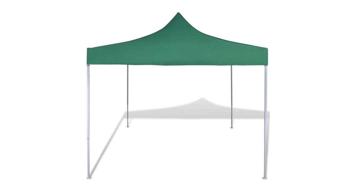 Zöld összecsukható pavilon 3 x 3 m | Pepita.hu