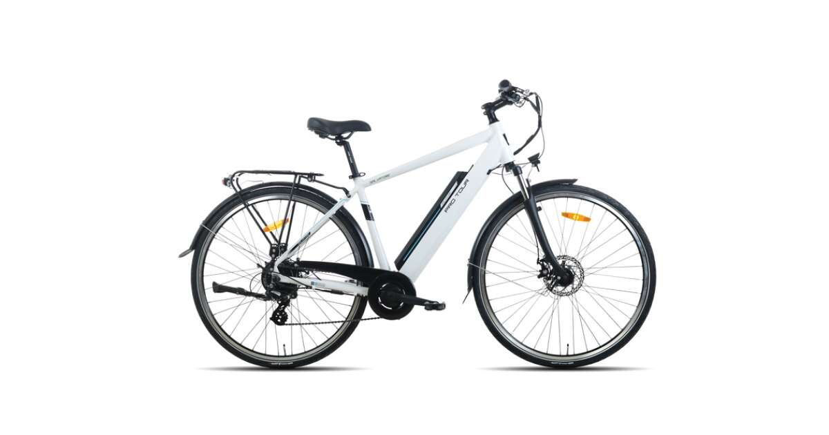 Velzen Pro Tour 28 Trekking férfi, fehér, 48 cm elektromos kerékpár ...
