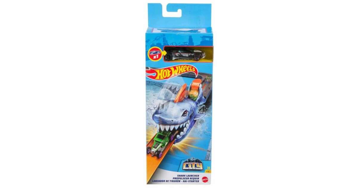 HOT WHEELS SERIA CITY SHARK WYSTRZELIWACZ | Pepita.com