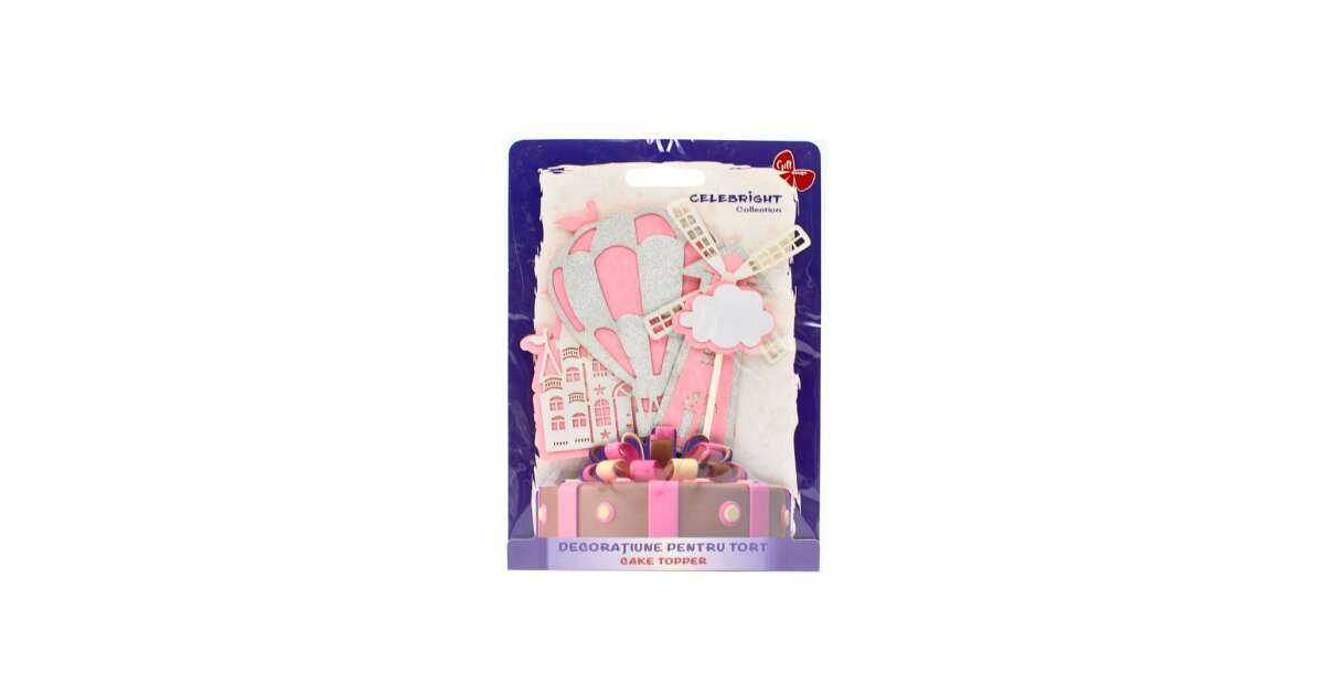 Cake Topper tort mode Wanderland roz | Pepita.com