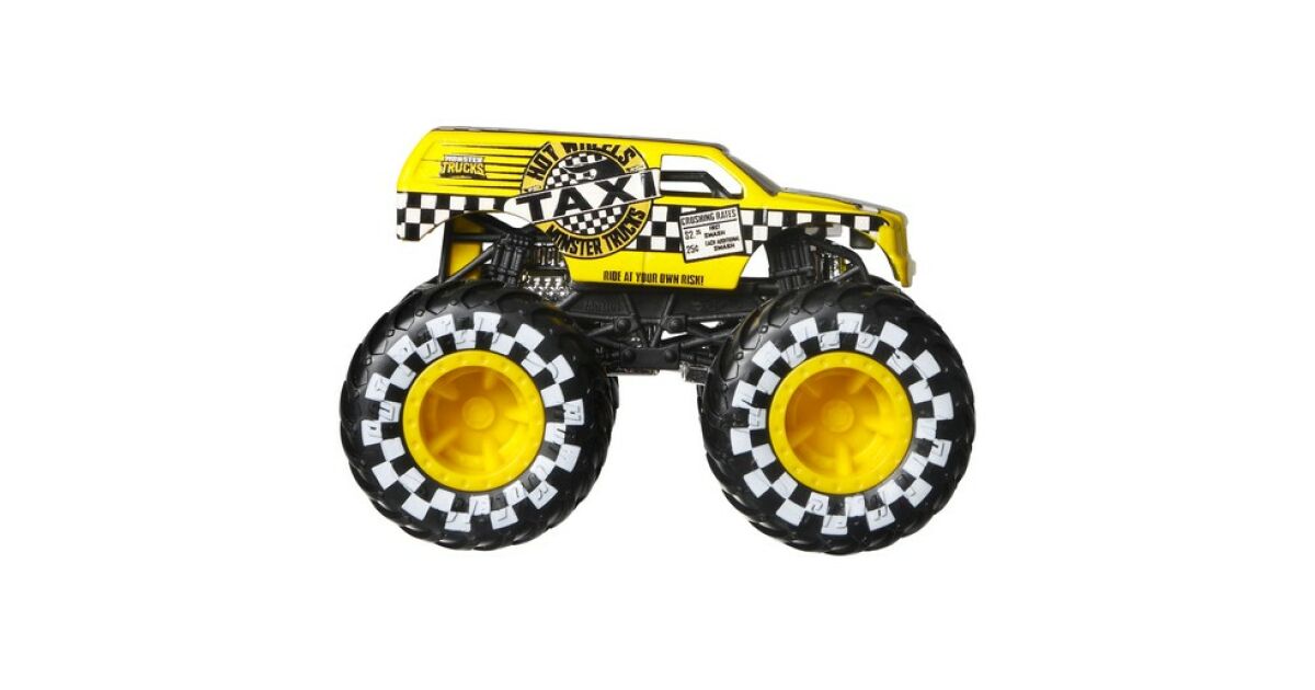 HOT WHEELS MONSTER TRUCK SET 2 MASINI SCARA 1 LA 64 HAUL YALL SI TAXI | Pepita.com