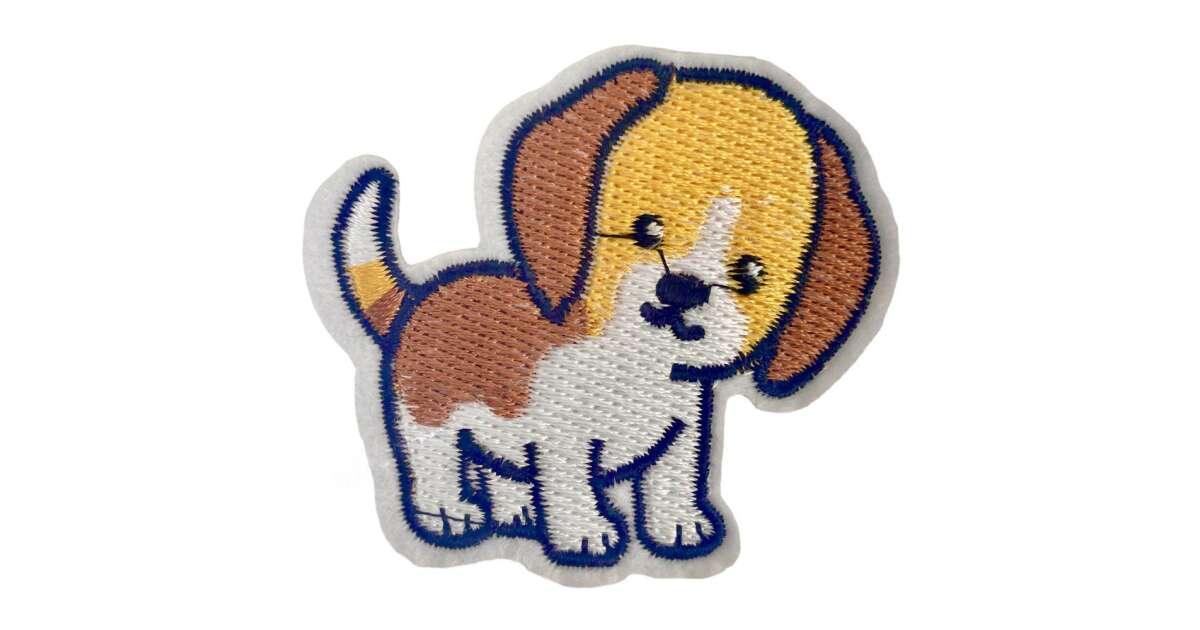 Vasalható matrica, Beagle, 6x5,5 cm | Pepita.hu