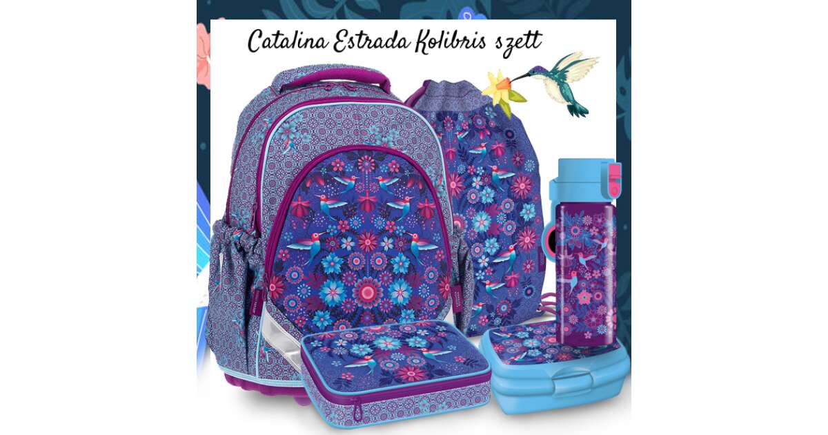 Ars Una Catalina Estrada 5 részes iskolatáska SZETT - Kolibris | Pepita.hu