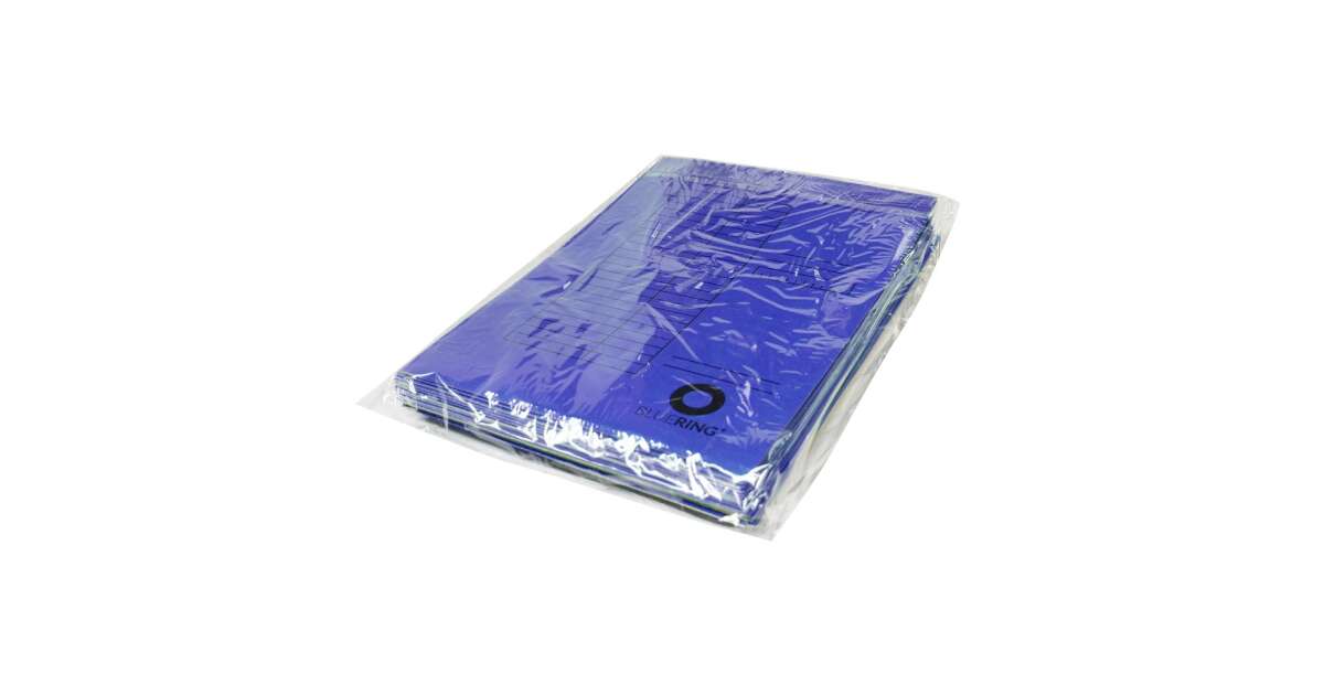 File folder with tabular webbing a4, 230g. cardboard bluering® blue ...