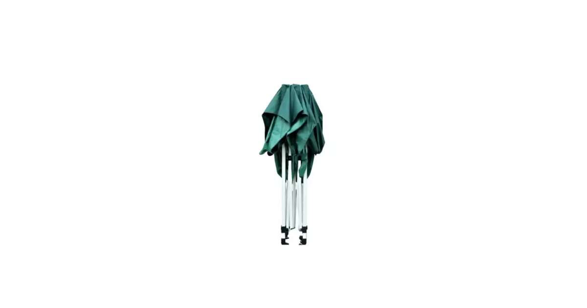 Foldable, Lightweight Metal Frame Garden Gazebo, Awning, 3x3 m, Green ...