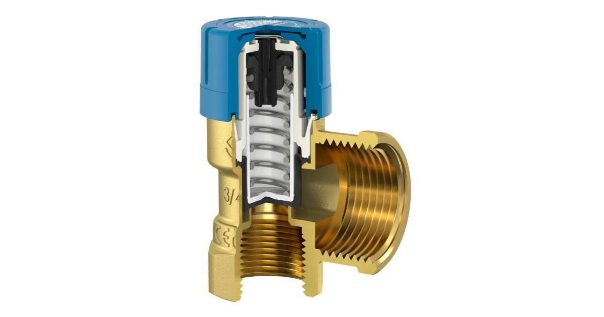 CONCEPT FLAMCO Prescor B biztonsági szelep ivóvíz rendszerre, 6 bar, 1/ ...