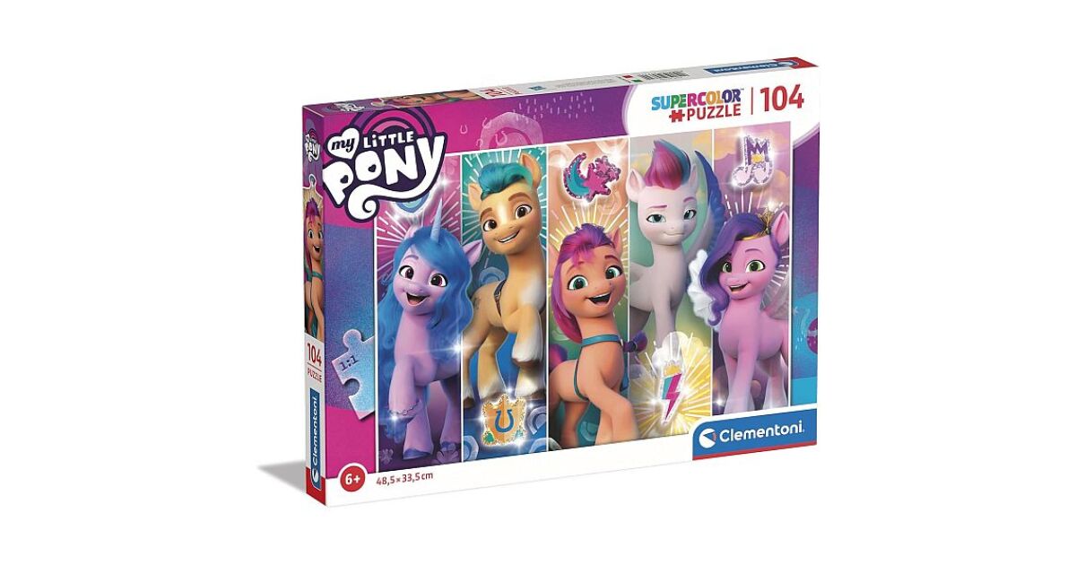 My Little Pony puzzle 104 db-os - Clementoni SuperColor | Pepita.hu