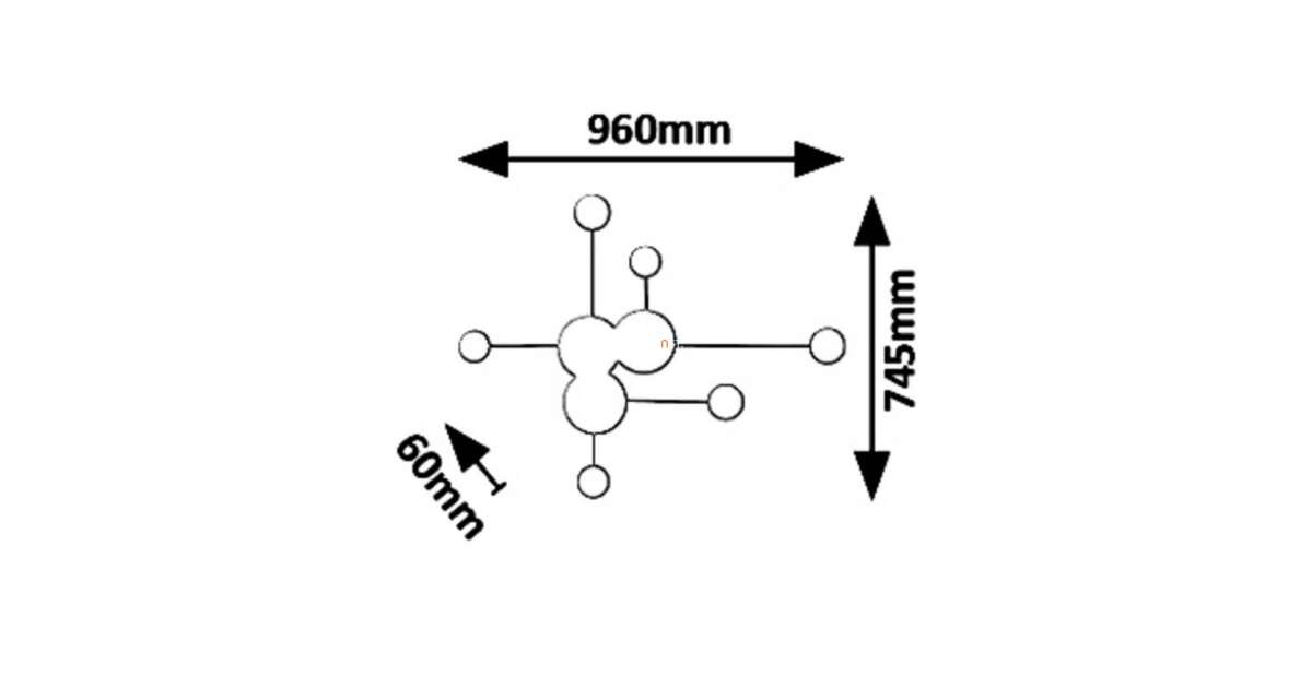 Rábalux Amadeo fekete fali LED lámpa (6260) | Pepita.hu