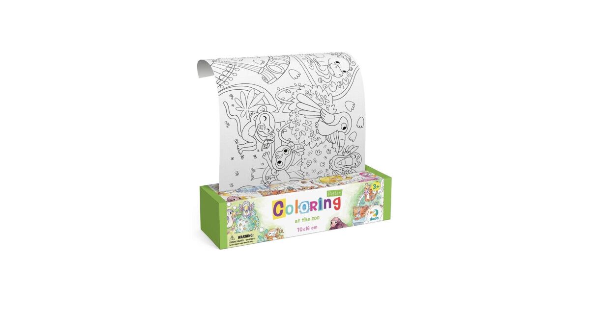 Poster de colorat - La Zoo | Pepita.com
