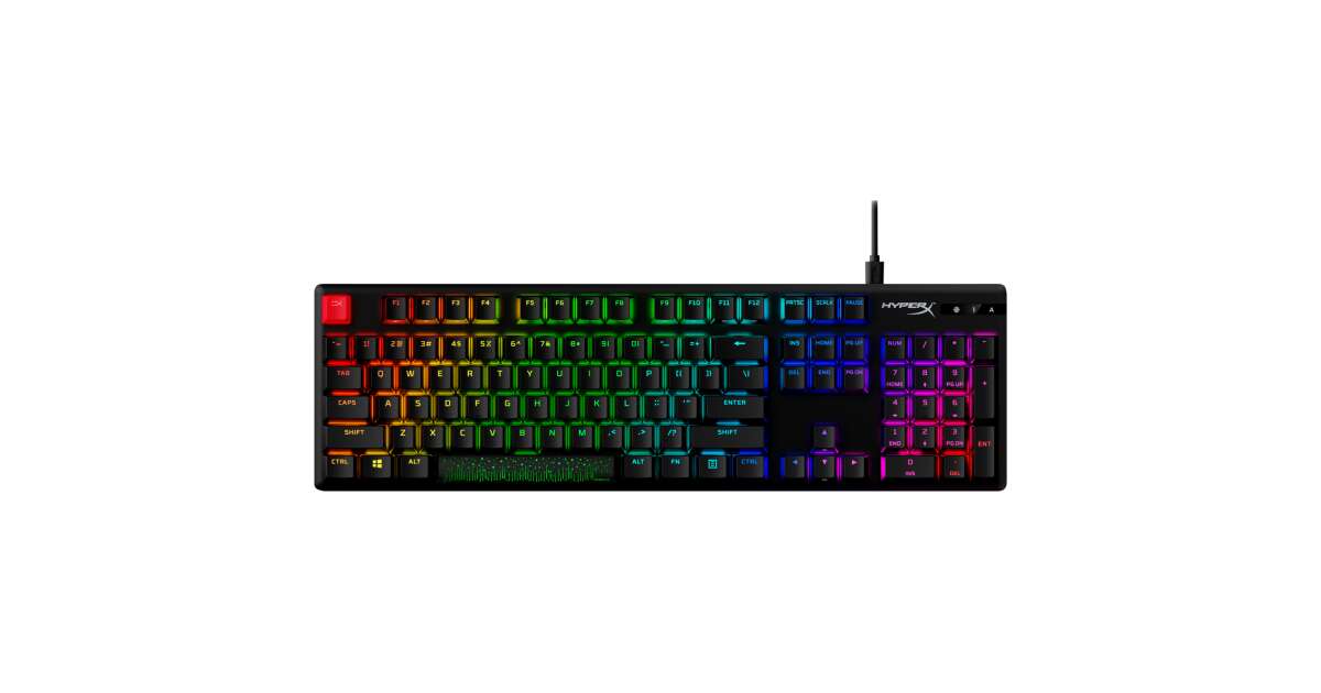 HyperX Alloy Origins PBT (HX Aqua Switch) Tastatură Mecanică Gaming cu ...