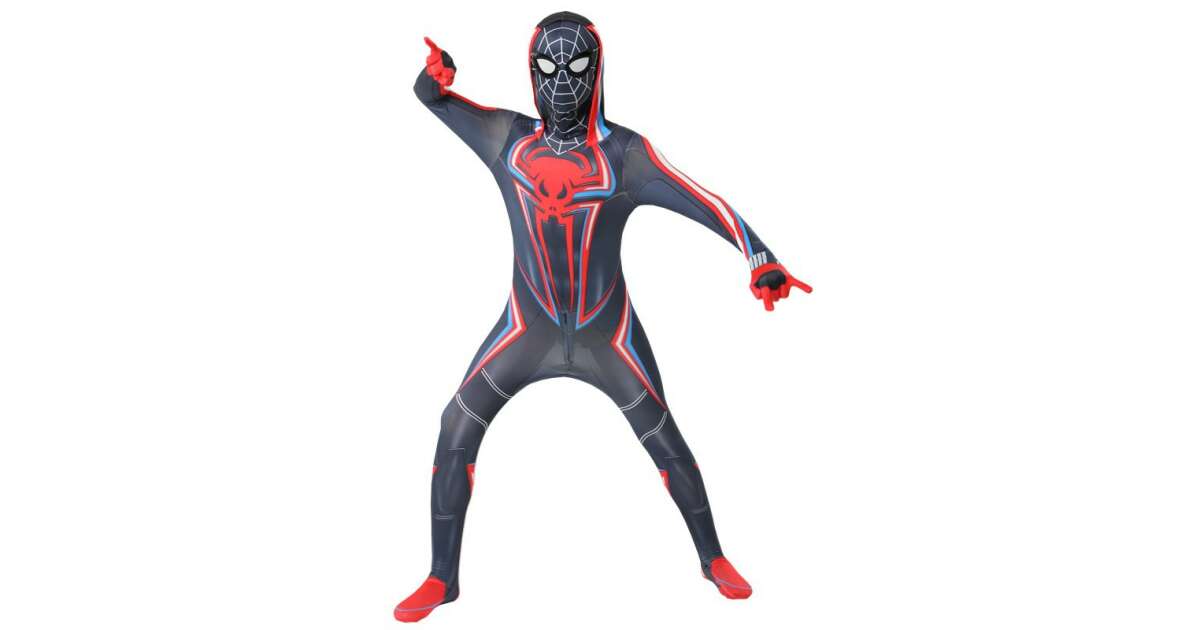 Pókember Miles Morales Jelmez - 6-7 éves (140 cm) | Pepita.hu