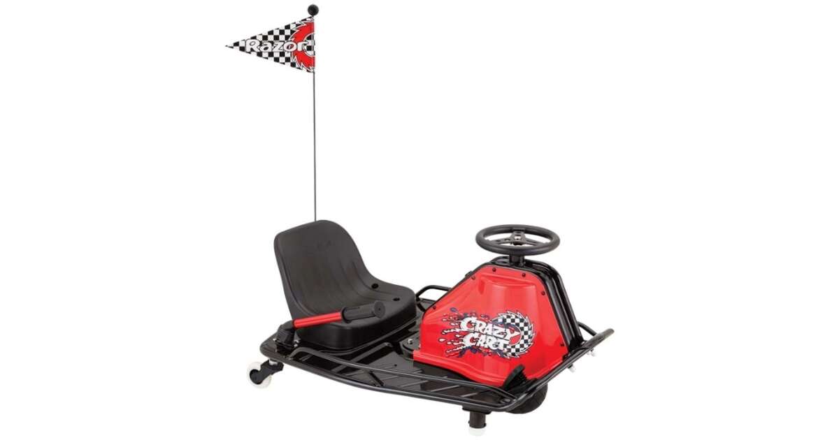 Razor Crazy Cart elektromos drift gocart autó piros | Pepita.hu
