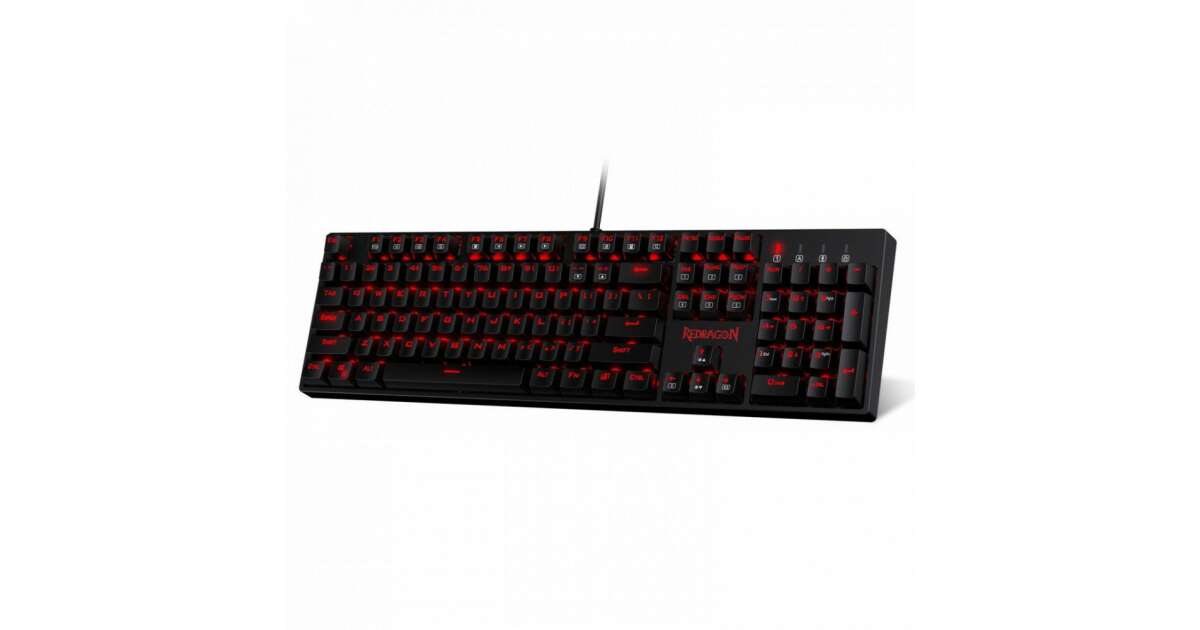 Redragon Surara Pro Red LED Backlit Mechanical Gaming Keyboard with ...
