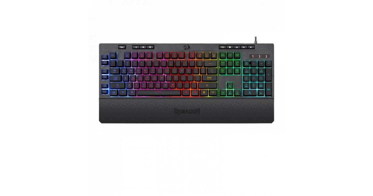 Redragon Shiva RGB Membrane Gaming Keyboard Black HU | Pepita.hu