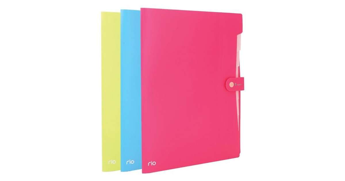 Deli Rio A4-es 8 Rekeszes Iratmappa - Vegyes Színek | Pepita.hu