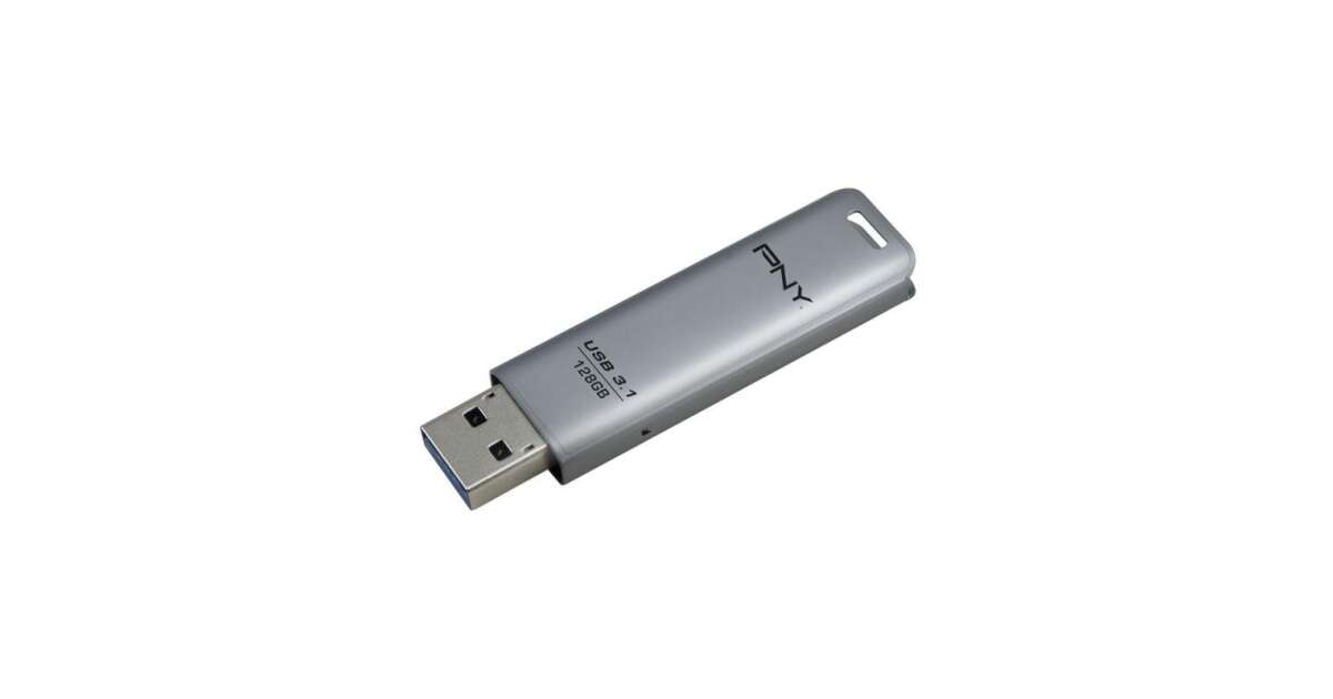 PNY Elite Steel USB 3.1 Flash Drive - 128GB - Ezüst | Pepita.hu