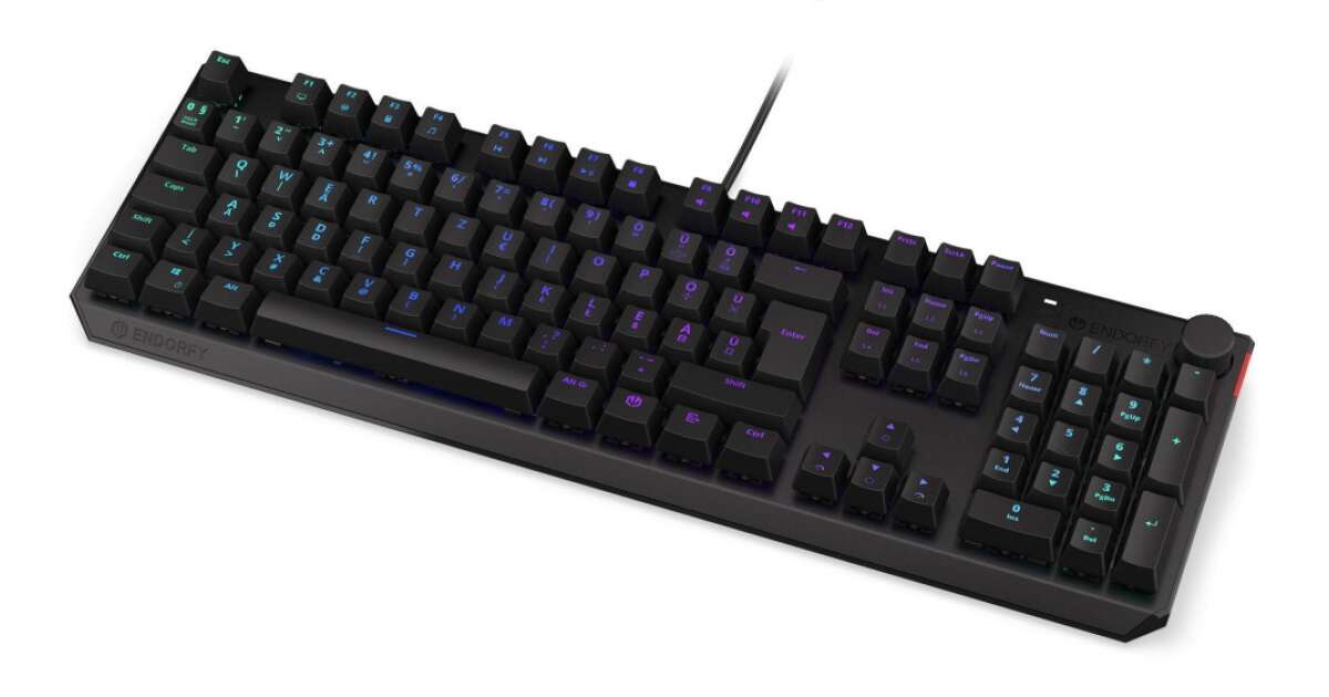 Endorfy Thock Kailh Brown Switch RGB Gaming Mechanical Keyboard HU ...