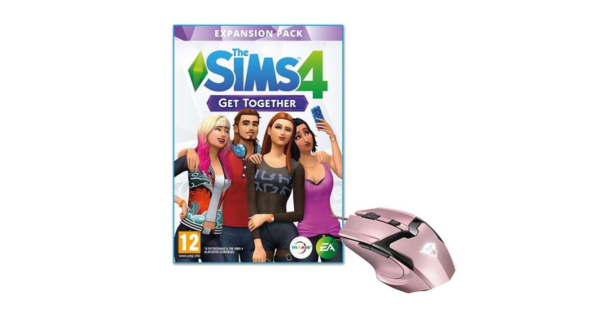 Die SIMS 4 Get Together PC-Spielsoftware + Trust GXT 101P Gav USB Gamer ...