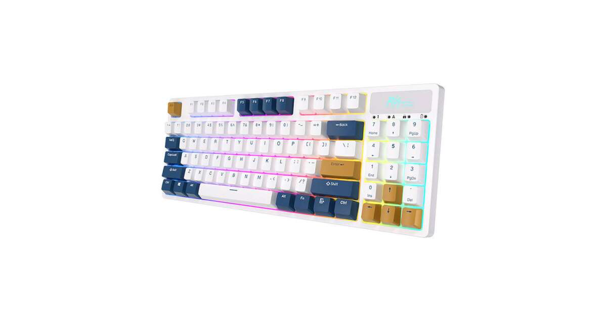 Mechanical keyboard Royal Kludge RK89 RGB, Lemon switch (white) | Pepita.hu