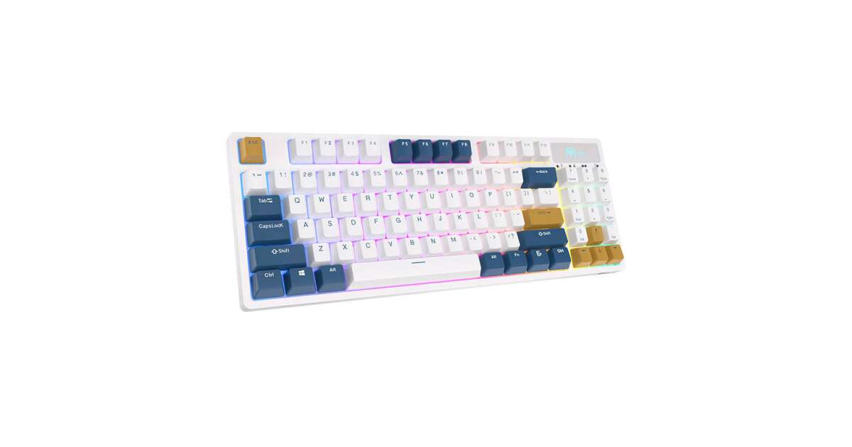 Mechanical keyboard Royal Kludge RK89 RGB, Lemon switch (white) | Pepita.hu
