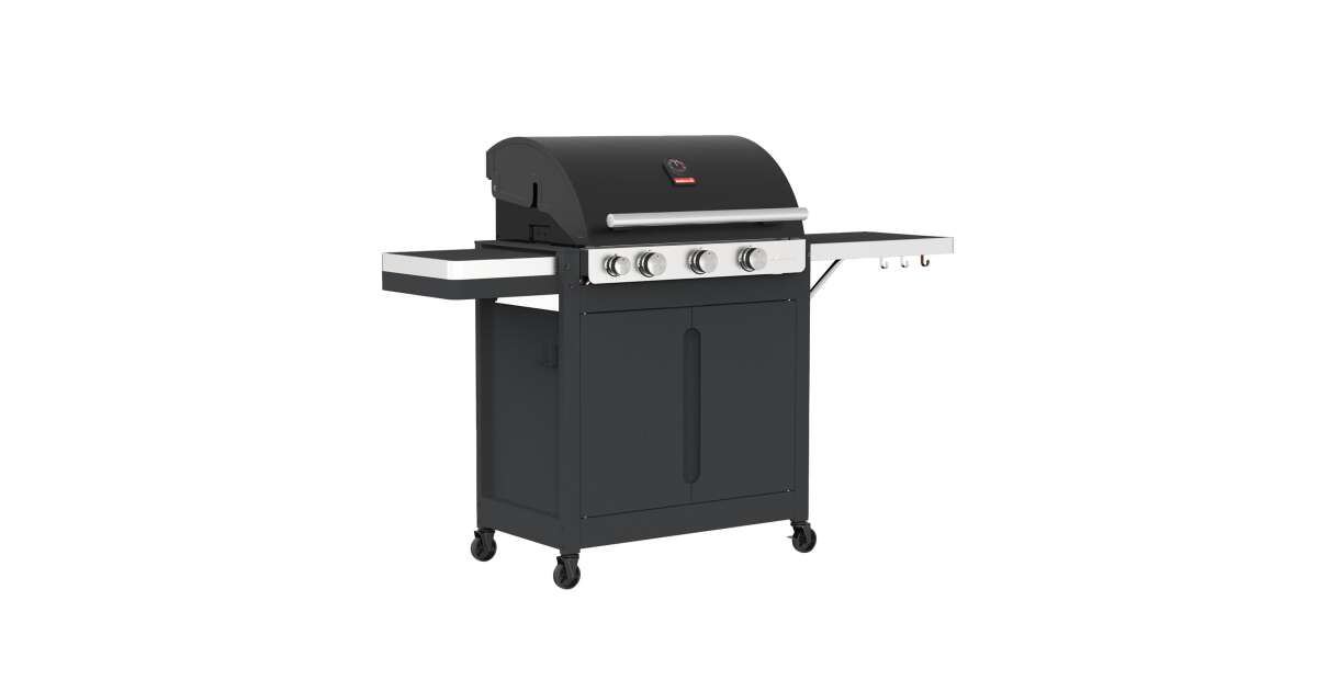 Barbecook BC-GAS-2036 Stella 3201 Gasgrill mit Ablage, Seitenbrenner ...