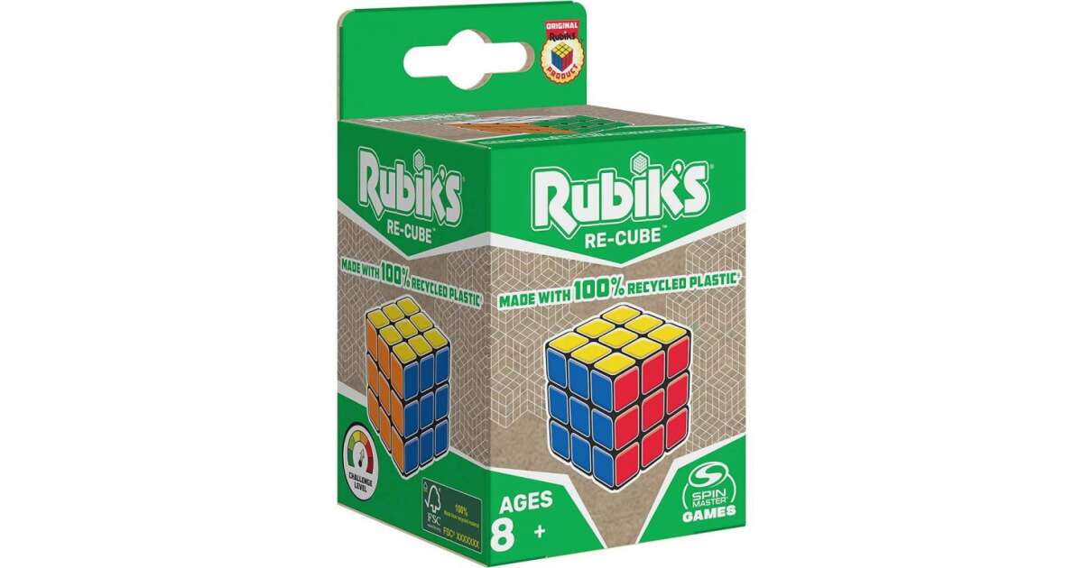 Rubik's Re-Cube - Újrahasznosított 3x3-as Kocka | Pepita.hu