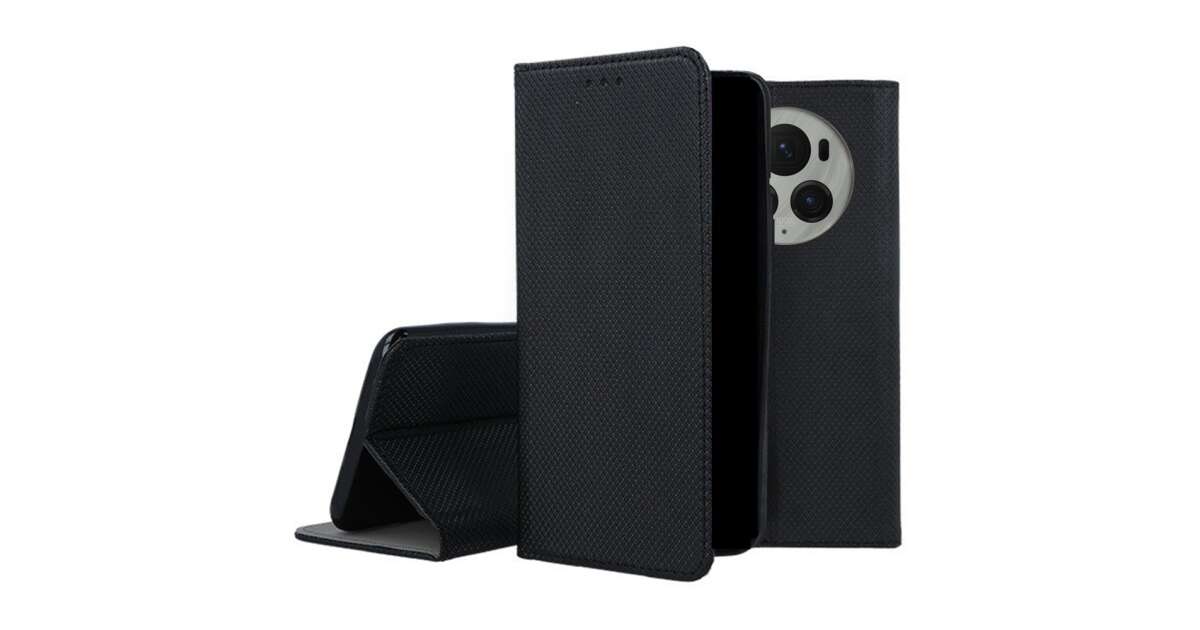 Husa pentru Honor Magic 6 Pro flip smart book black | Pepita.com