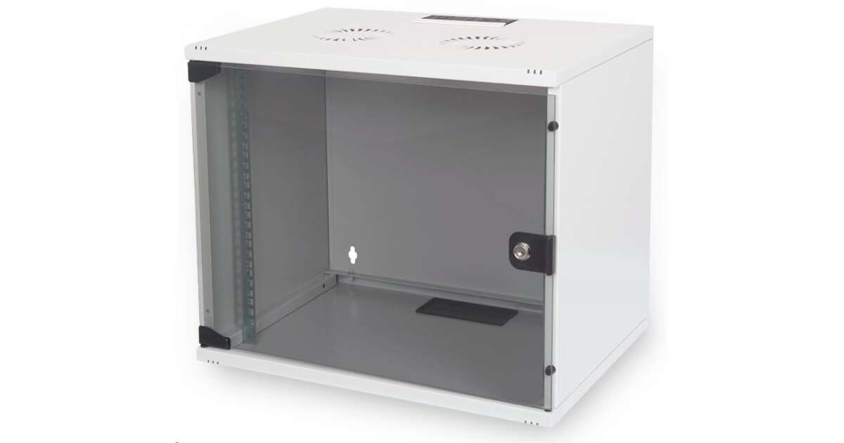 Dulap rack S-Link - 12U 19 montat pe perete (540x530x400mm, asamblat ...