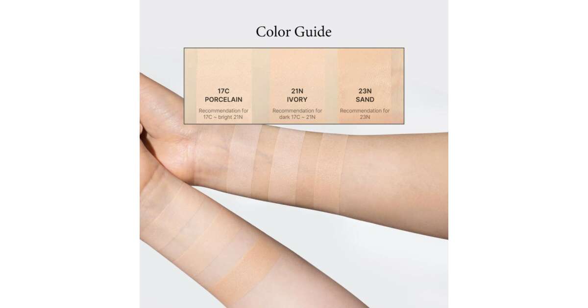 TIRTIR My Glow Cream Cushion Alapozó #21N Ivory 18g utántöltő (SPF30 ...