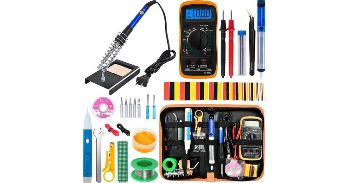Kit Profesional Pentru Lipit, 60W, Unealta Pentru Dezizolat Cablu, Tub ...
