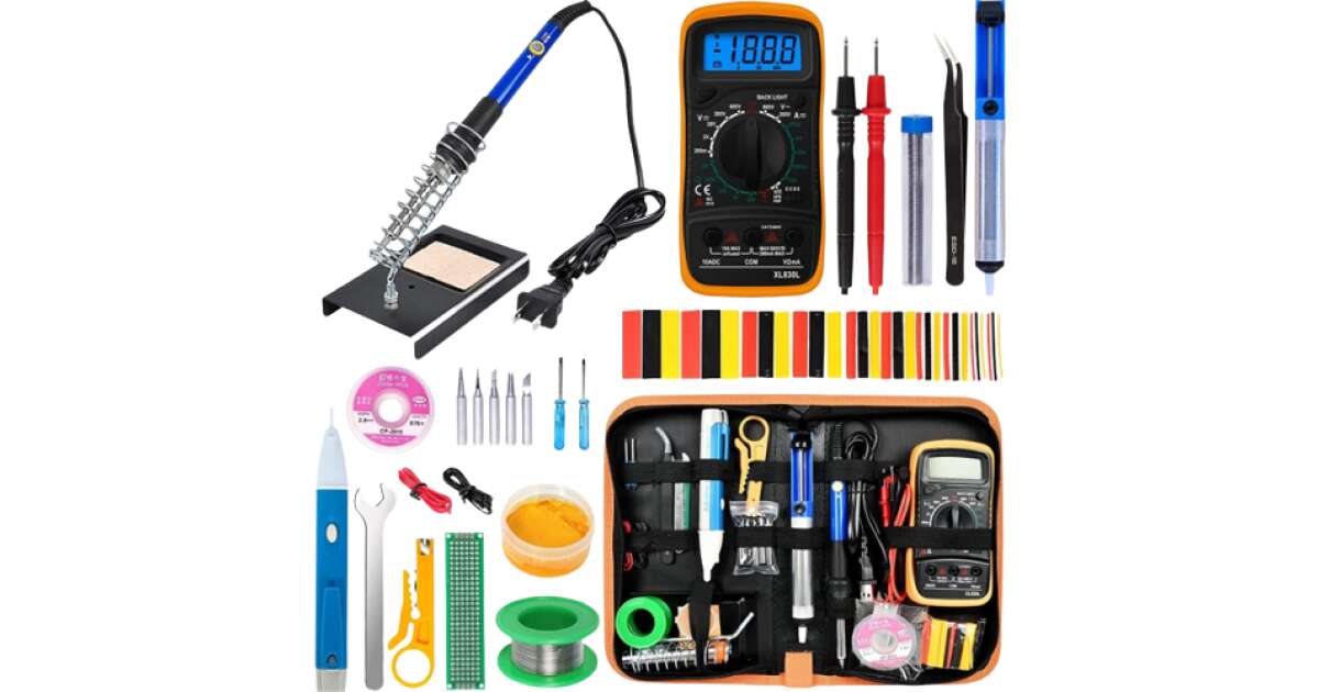 Kit Profesional Pentru Lipit, 60W, Unealta Pentru Dezizolat Cablu, Tub ...
