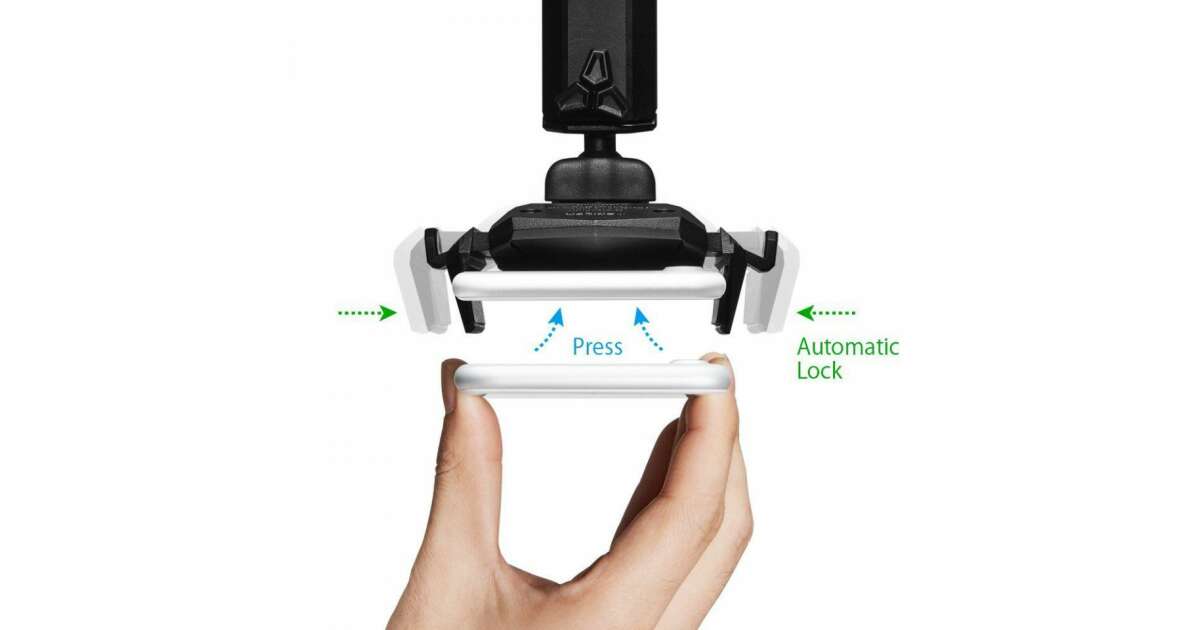 Suport Auto Bord / Parbriz - Spigen Automatic Lock (TS35) - Black ...