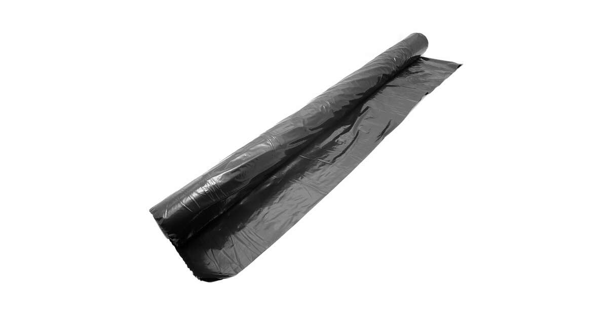 Folie antiburuieni, polietilena, neagra, 20 g/m2, 1.2x10 m | Pepita.com