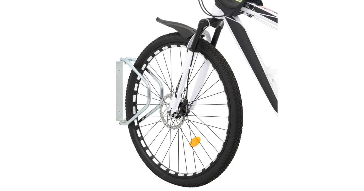 vidaXL Suport biciclete montat pe perete, 2 buc., oțel galvanizat ...