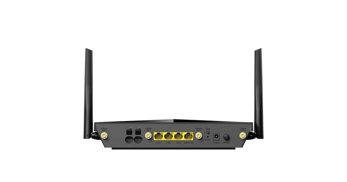 CUDY P5 AX3000 WIFI 6 5G CPE dual nanoSIM Gigabit LAN MESH fekete ...
