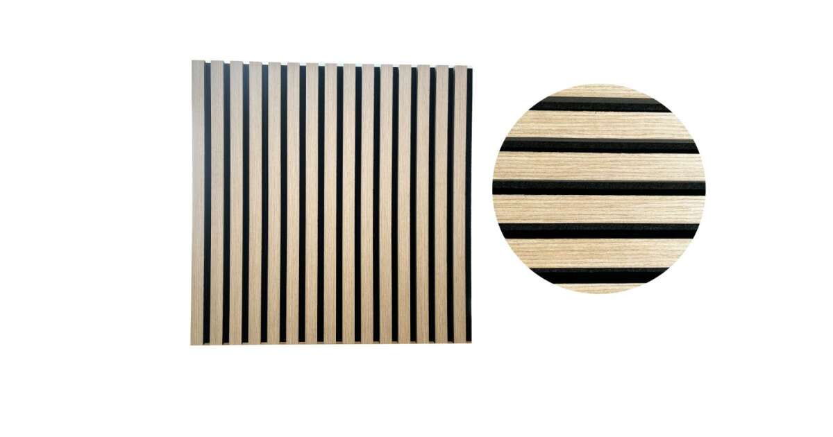 Akusztikus panel falra és mennyezetre 60x60 cm Tölgy | Pepita.hu