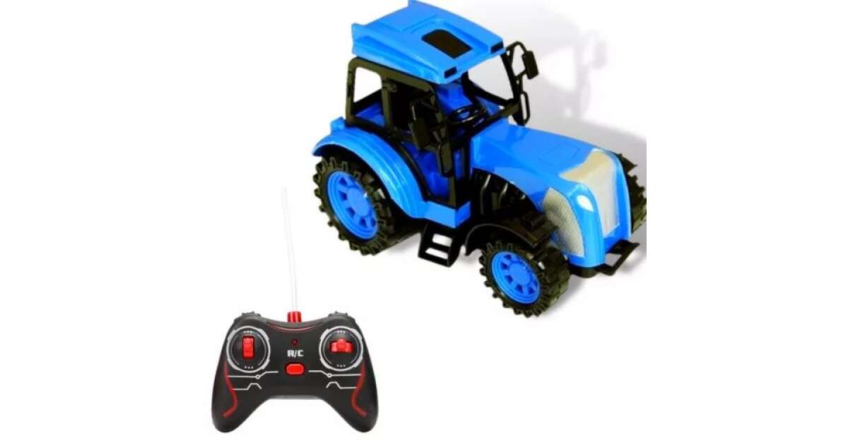 Rádióvezérlésű Traktor - Kék - 1:24 | Pepita.hu
