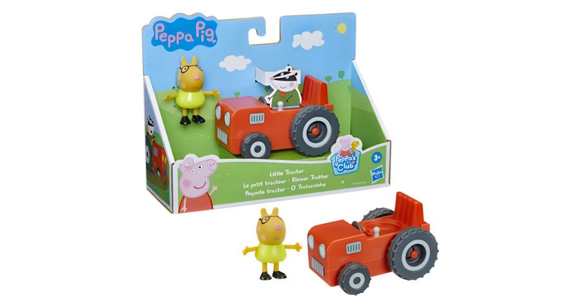 PEPPA PIG ZESTAW Z FIGURKĄ MAŁEGO TRAKTORA | Pepita.com