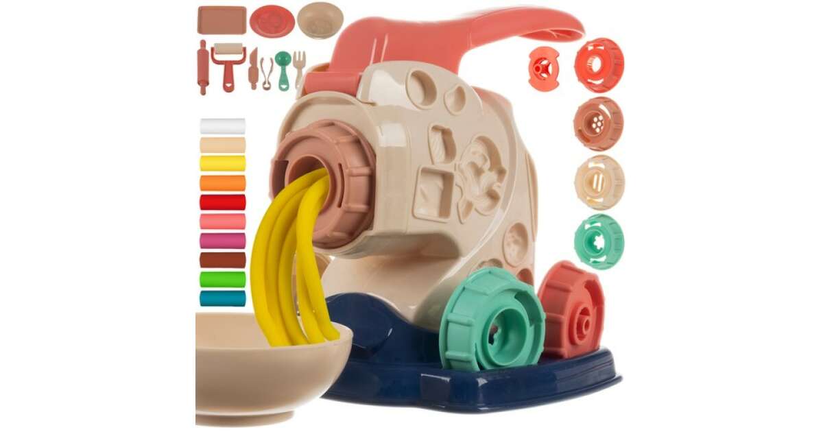Play-Doh Pasta Maker with 10 Colors of Clay and Accessories | Pepita.com